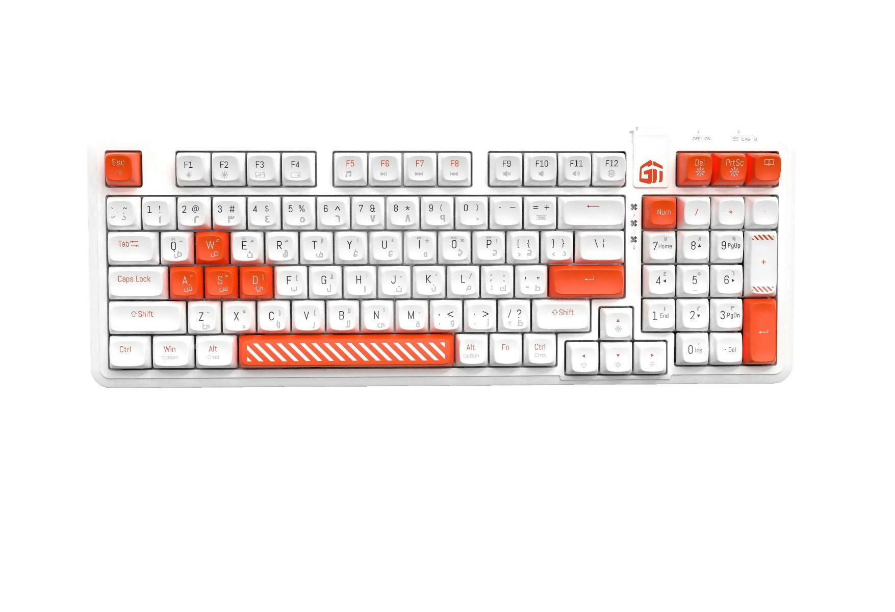 GamerTek Arcade Keys Keyboard - White – LINK