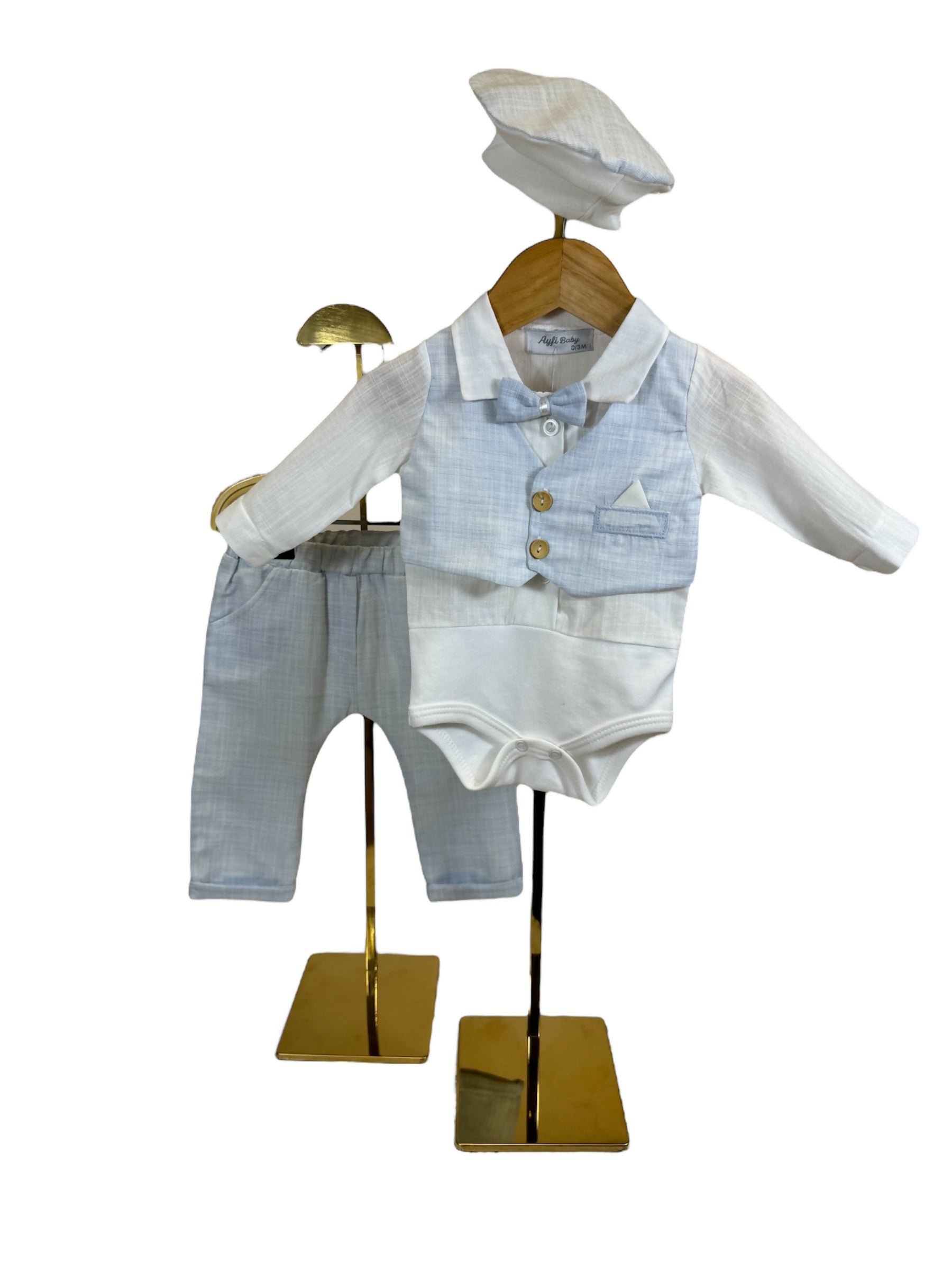 Monseur Newborn Set in Blue – LINK