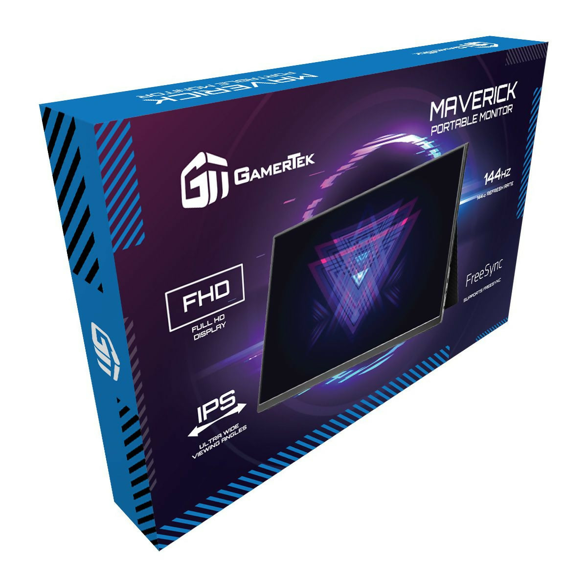 GamerTek Maverick 15.6" FHD 144Hz Portable Gaming Monitor Black – LINK