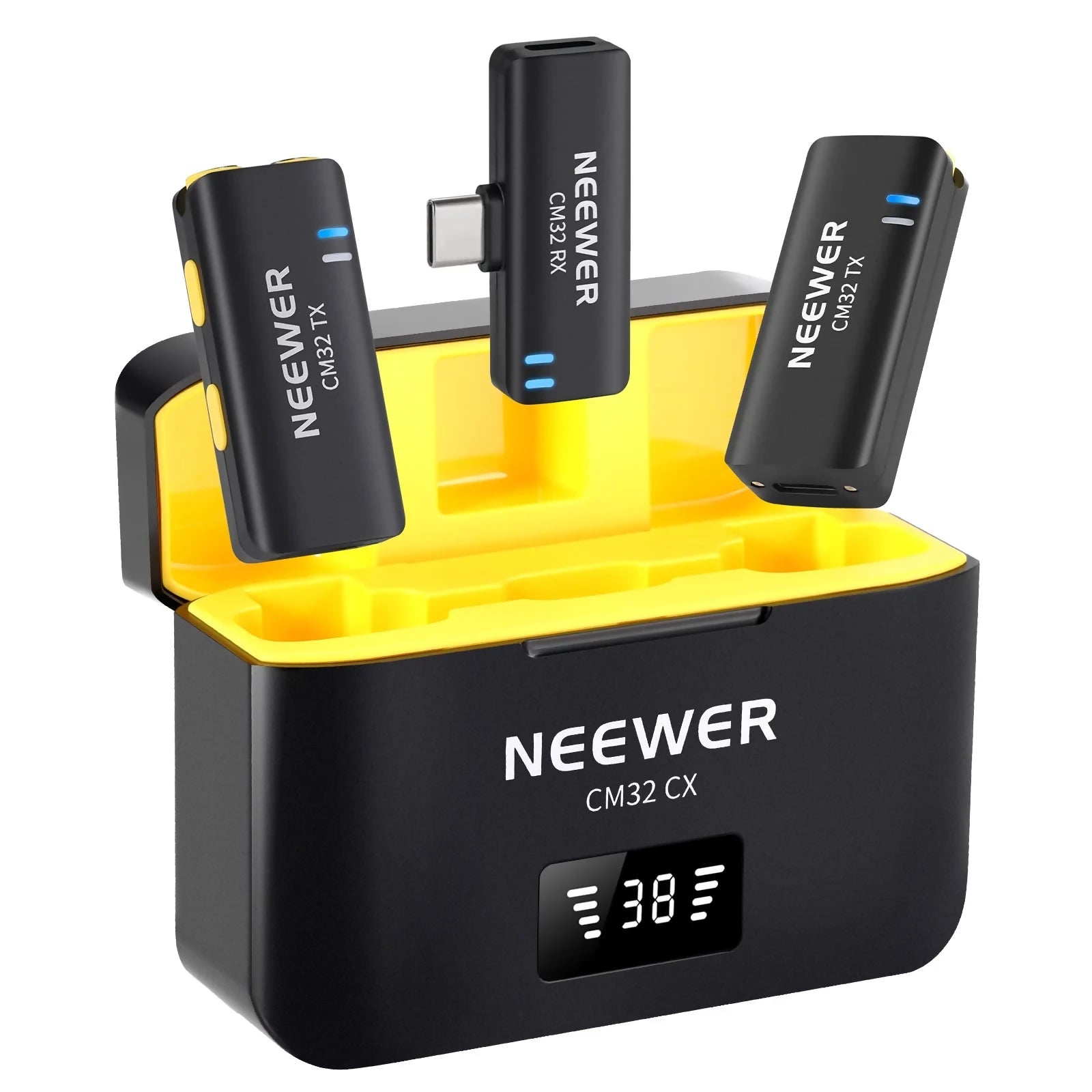 NEEWER CM32 WIRELESS LAVALIER MICROPHONE FOR USB C – LINK