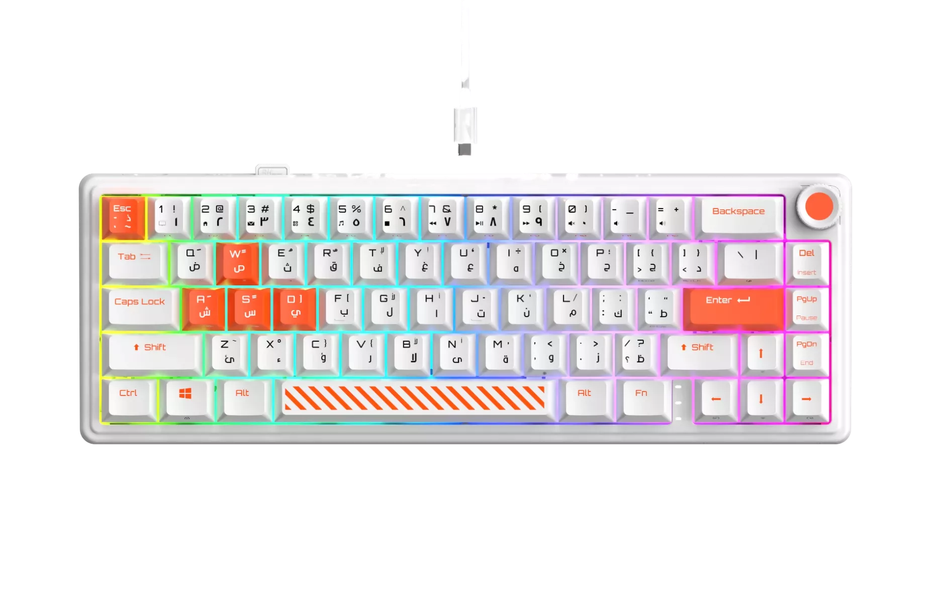 GamerTek Fusion Gaming Keyboard - White – LINK