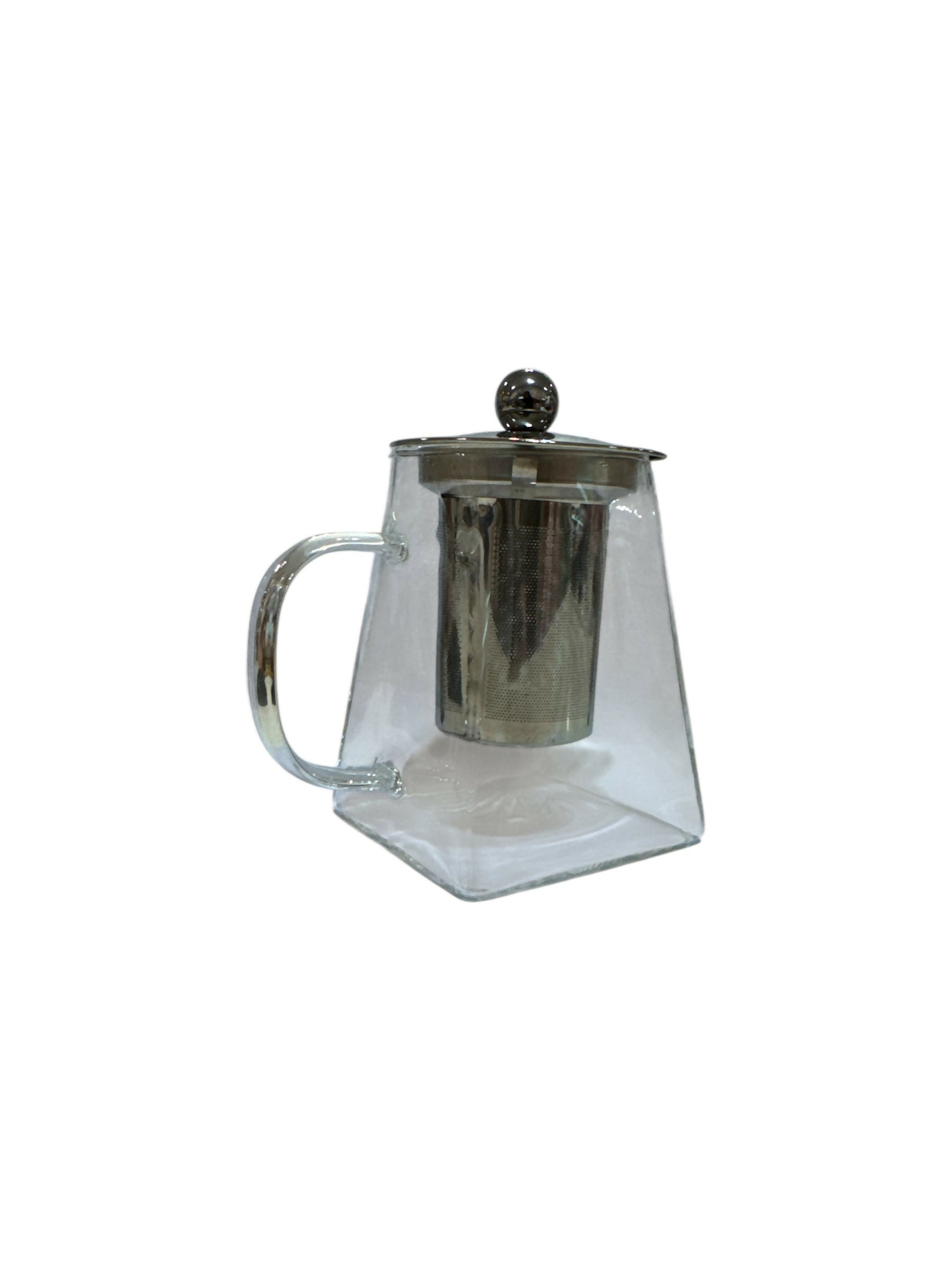 TRIANGLE GLASS PLAIN MINI TEA POT – LINK