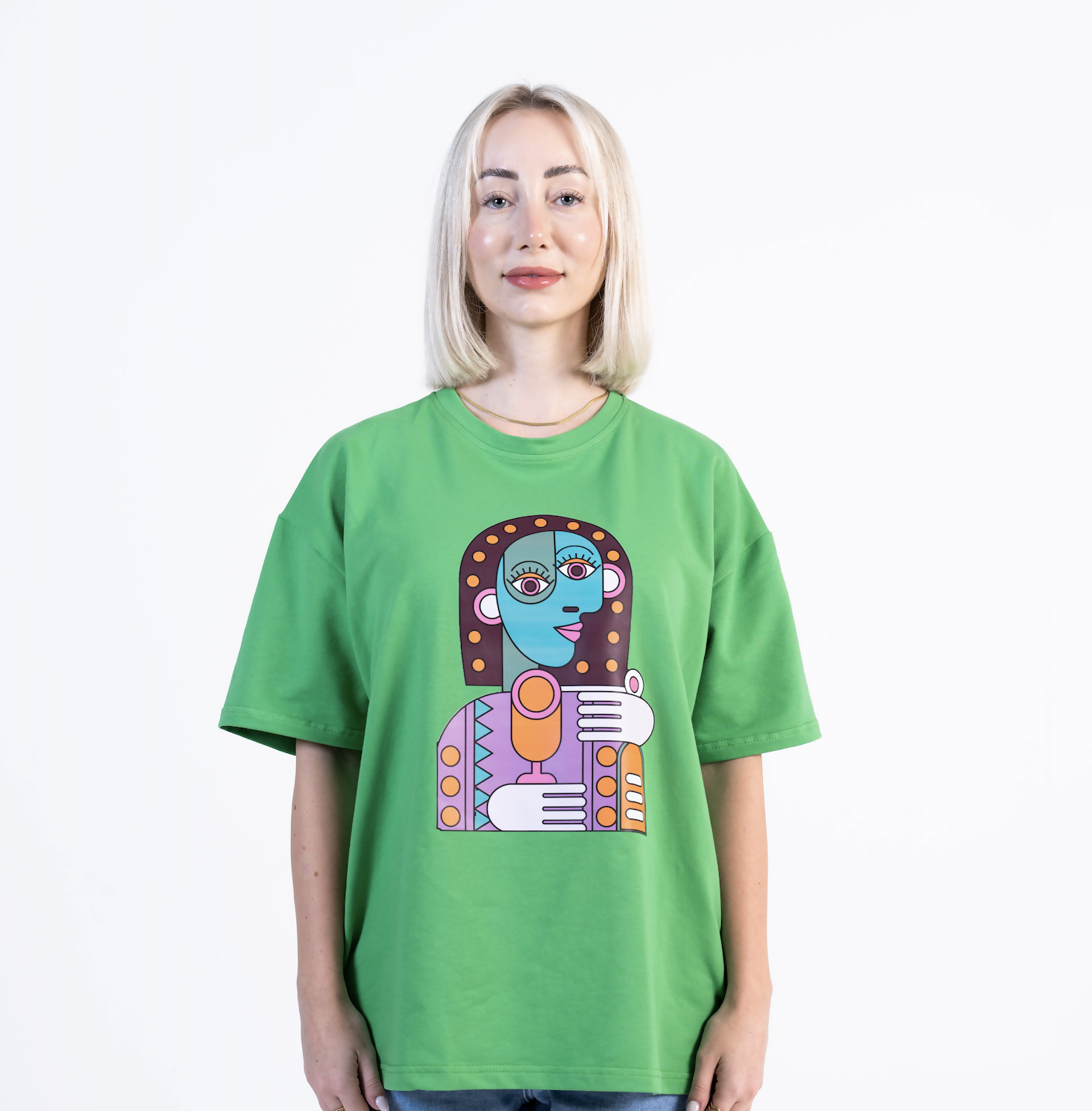 Hiya Glam Portrait oversized T-shirt – LINK