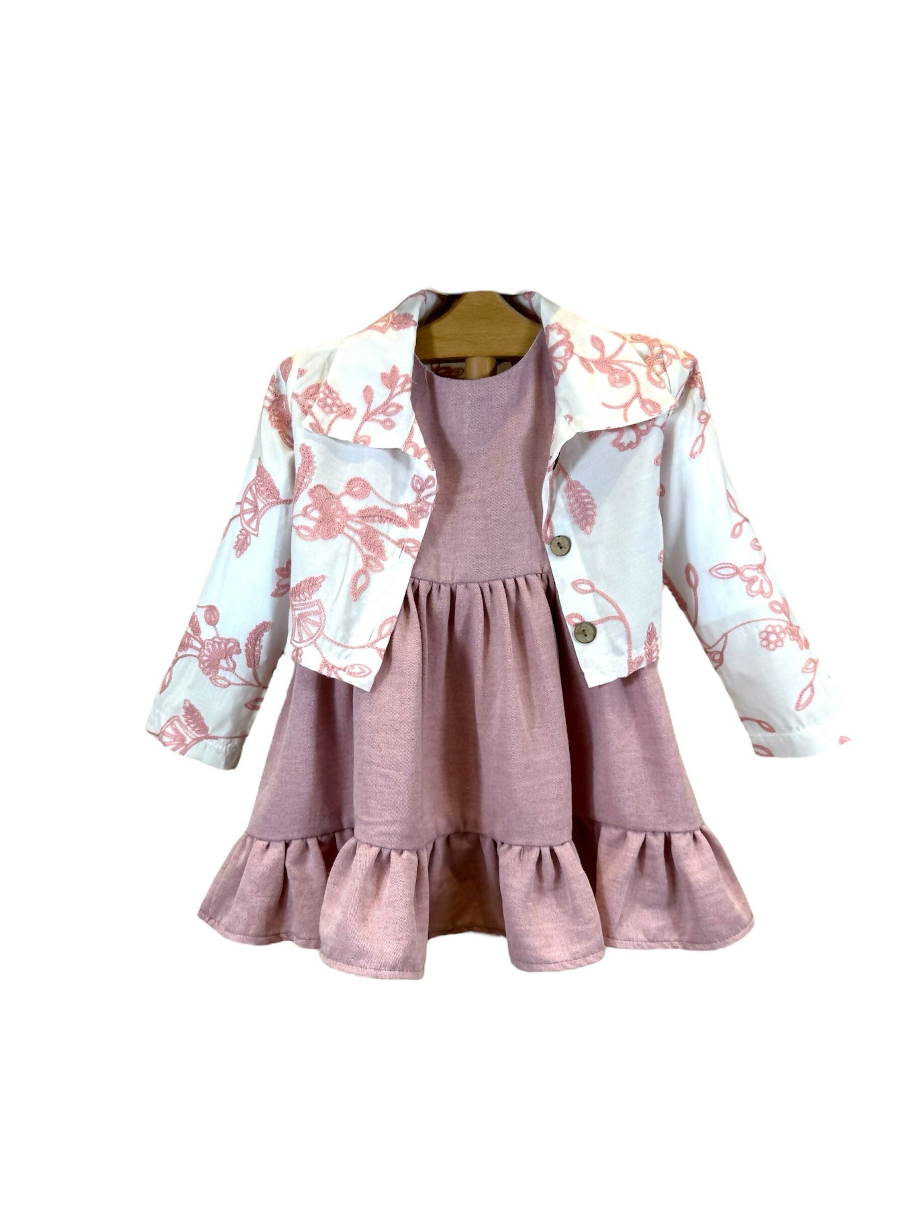 Ahu Dress Set in Rose – LINK