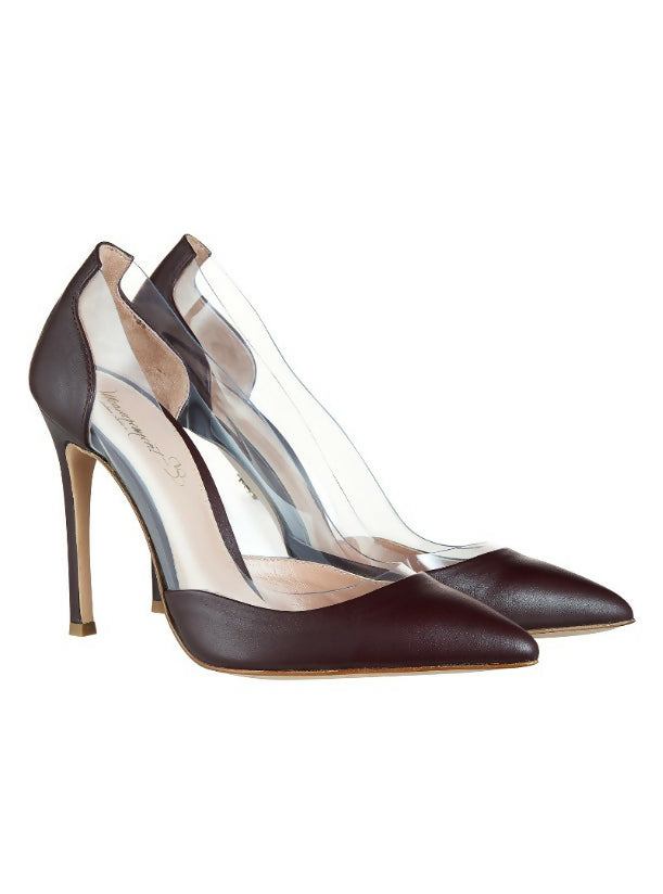 Open Heart in Maroon high heels – LINK